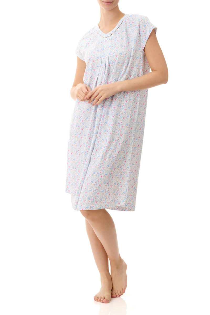 Whitney Cap Sleeve Short Nightie– The Foundation Lingerie