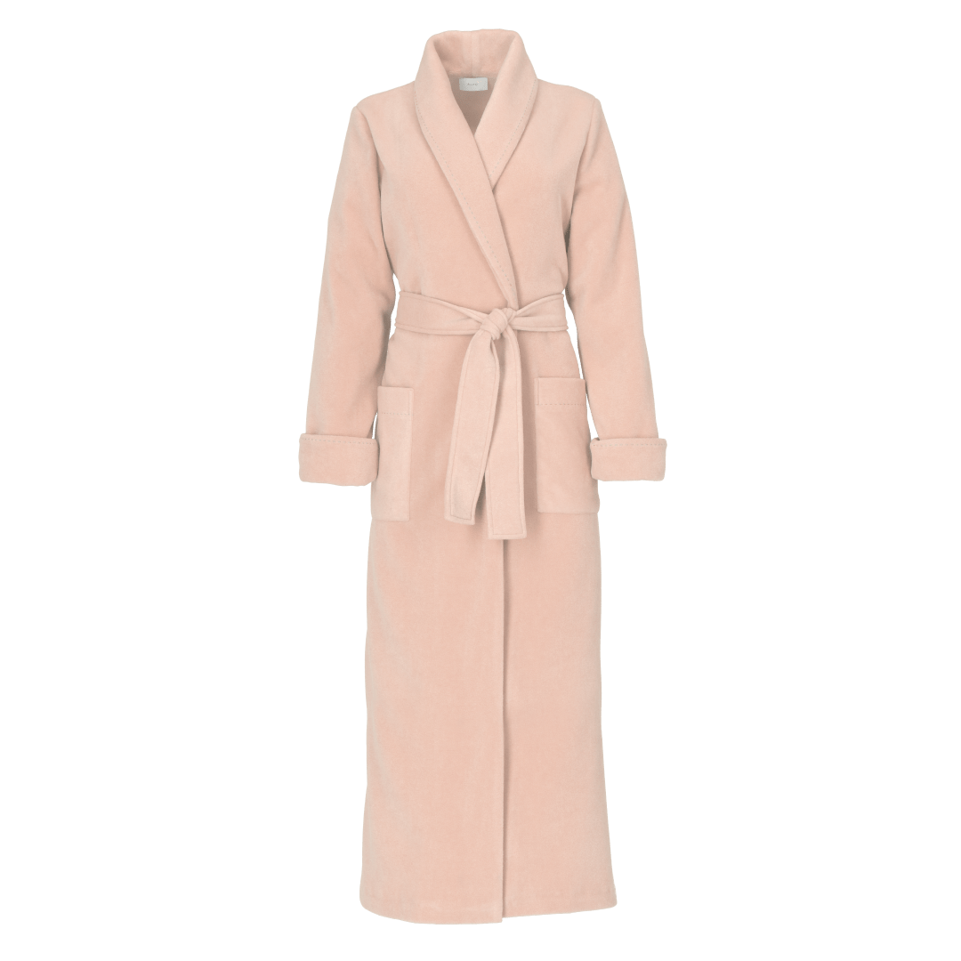Ruth Luxury Plush Long Robe Beige– The Foundation Lingerie